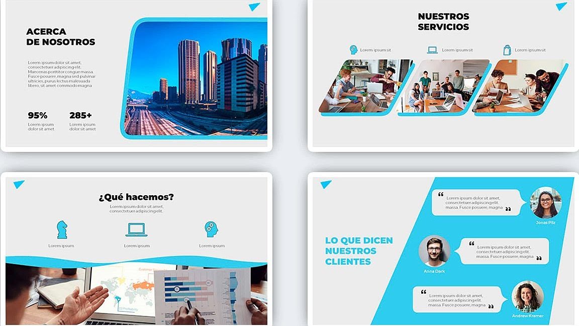 Ejemplos de Presentación Corporativa para Inspirarte